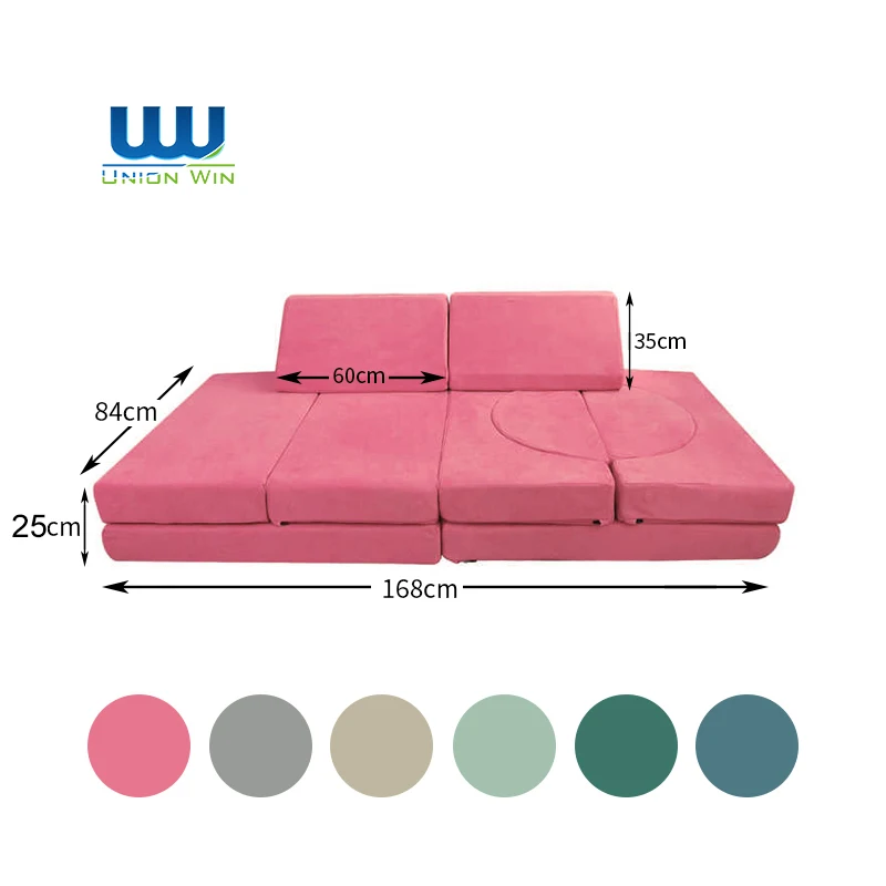 Play Child Couch Friendly Foam Multi-function Fold Play Couch Kids ...