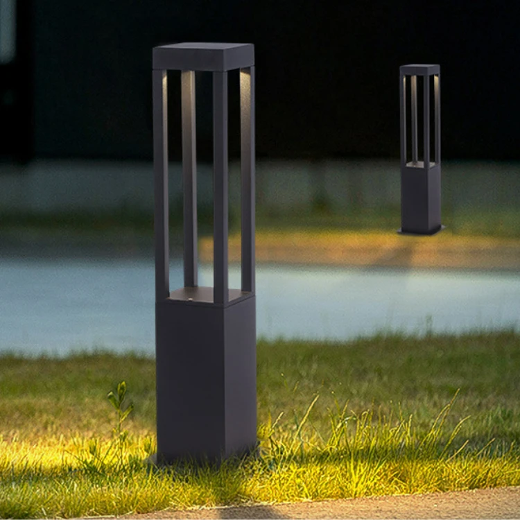 Lnjami Outdoor Waterproof Ip65 Led Bollard Garden Lawn Light For Landscape Yard Pathway Garden ...