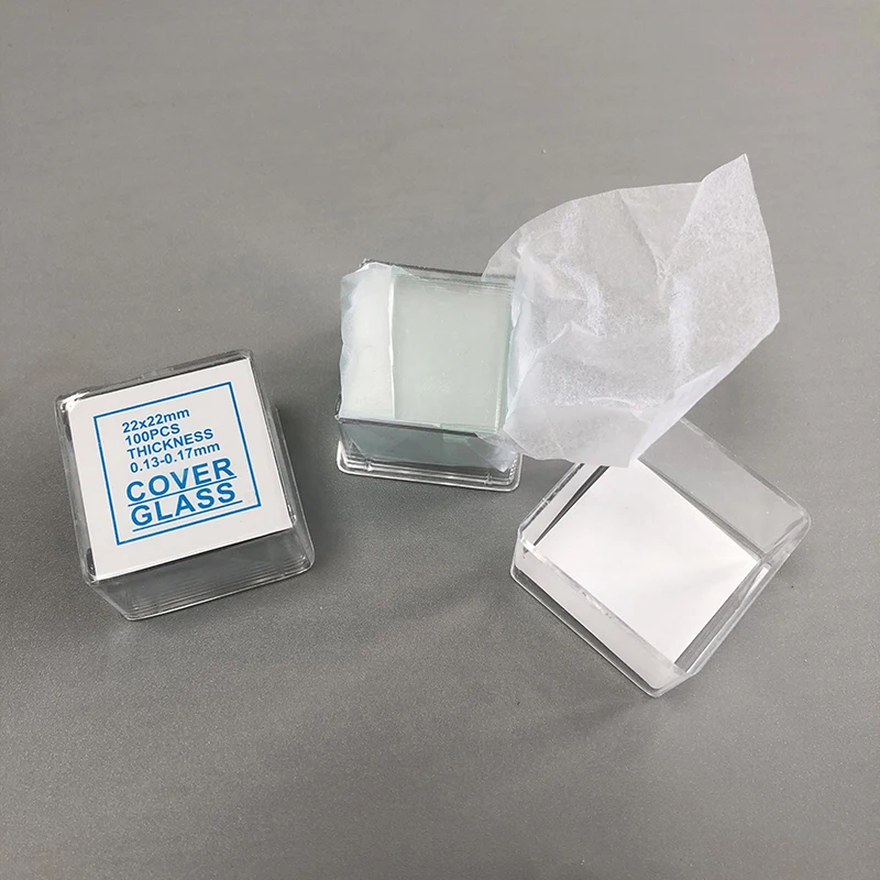 New Arrival Disposable Lab Microbiology Cover Glass Slides