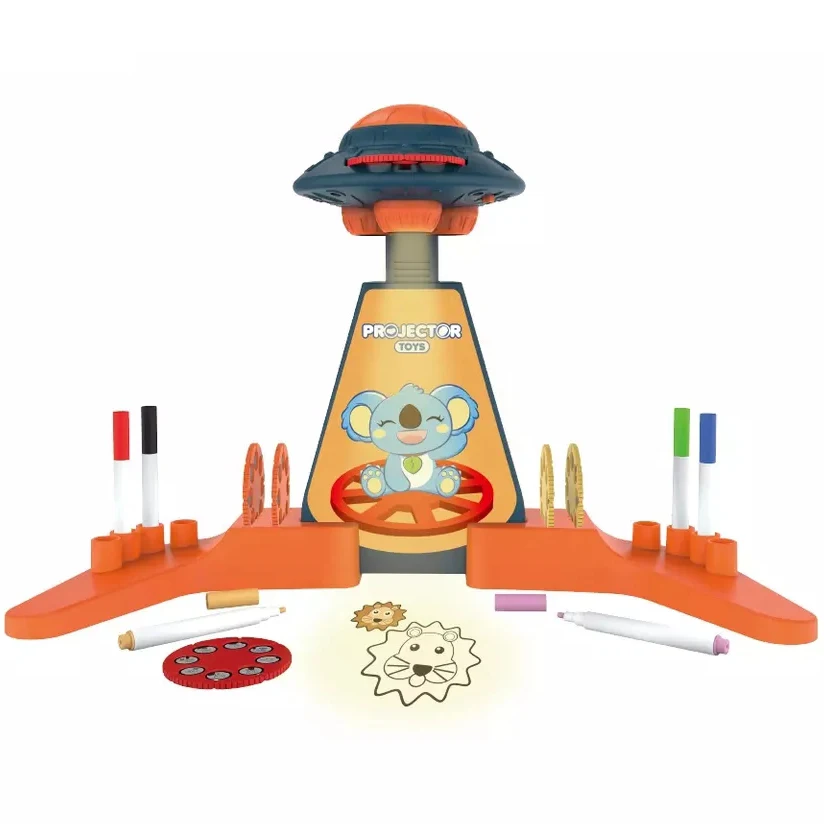 Creative Kids Plastic Projector Toys Drawing Toy Set Projector For ...