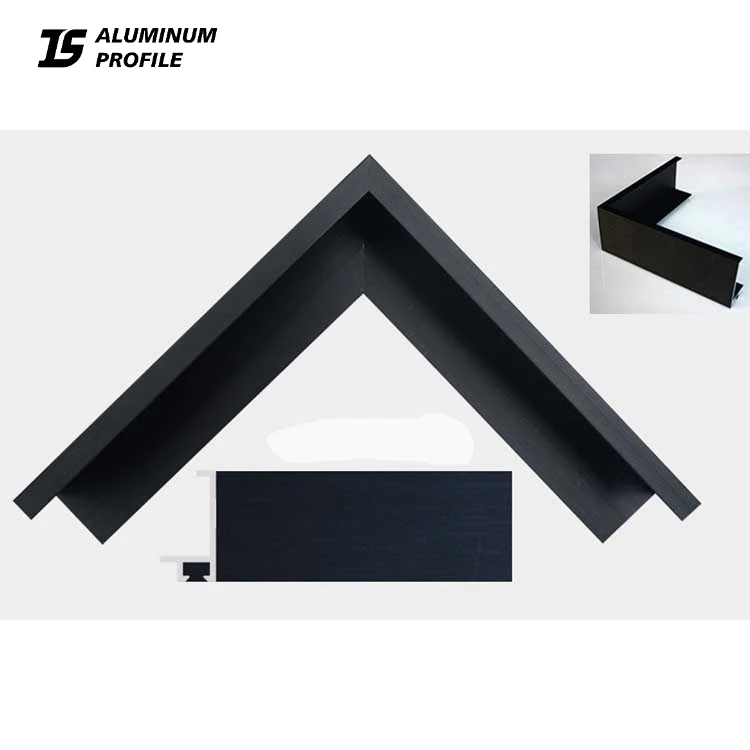 Extruded Aluminium Profile For Mirror Frame Polishing And Brushed ...