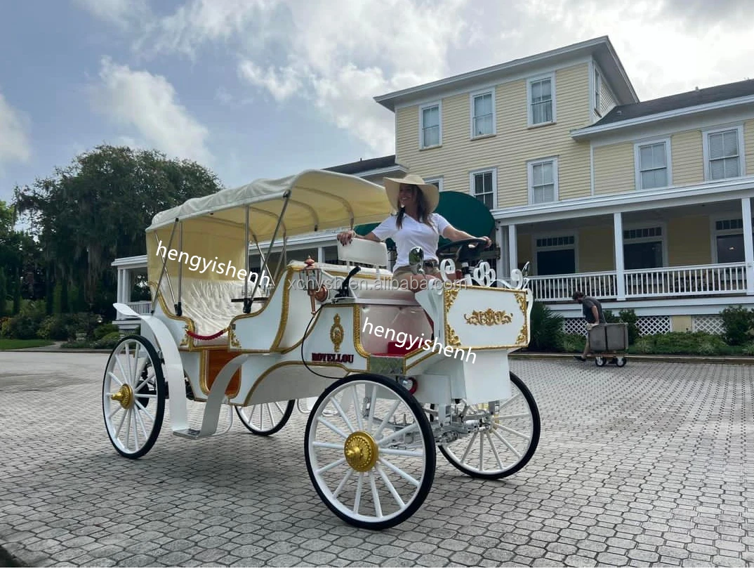 High Quality Princess Cinderella Wedding Sightseeing Electric Coach ...