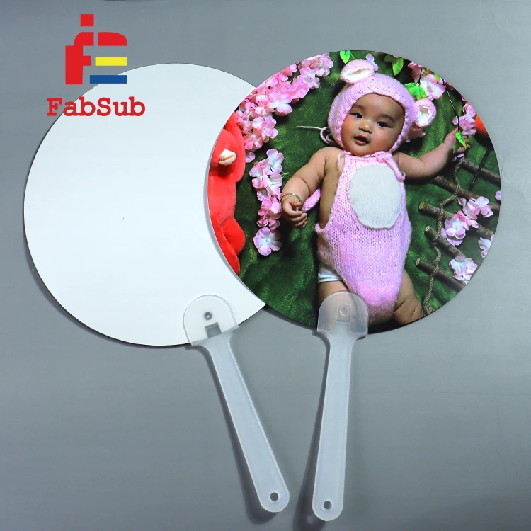Sublimation Fans Blanks Plastic Double Sided Printable Waterproof Ppt ...