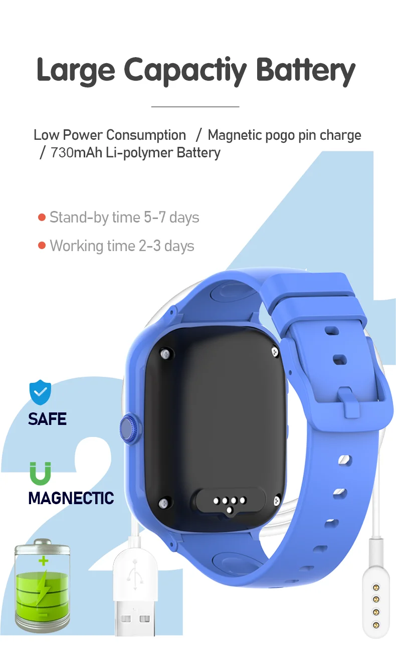 AMOLED Display Smart Watch with SOS, SMS, and Camera