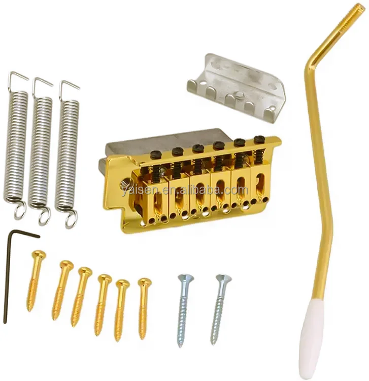 6 String Guitar Tremolo Bridge Arm Springs Saddle Guitar Bridge Top ...