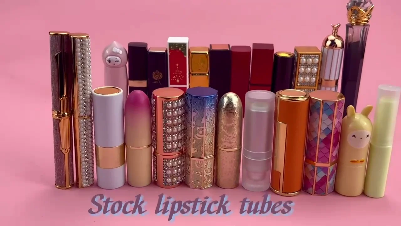 Cf Fashion Custom Metal Square Luxury Empty Lipstick Tubes Packaging ...