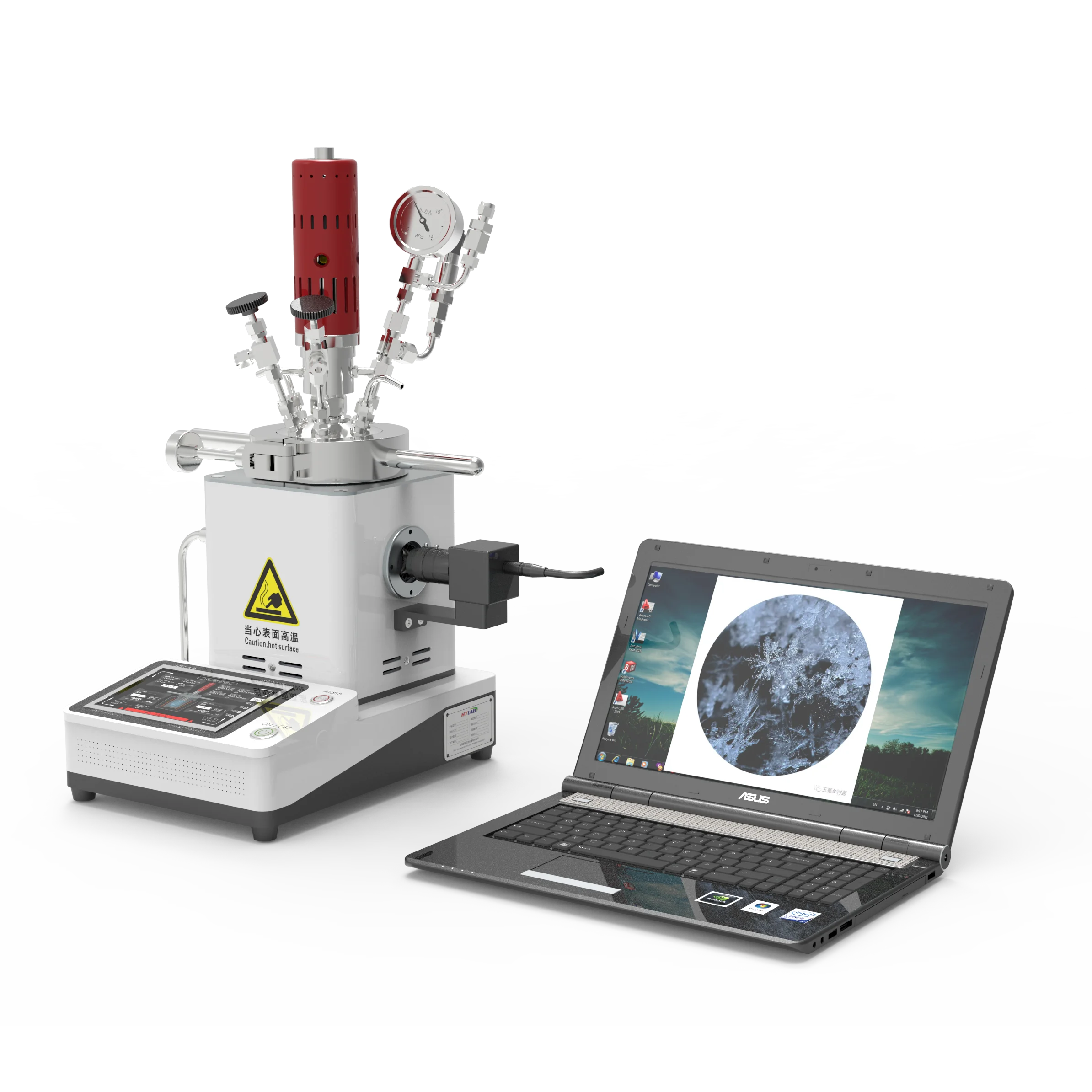 200ml Magnetic Stirrer High Pressure Laboratory Chemical Reactor Parr ...