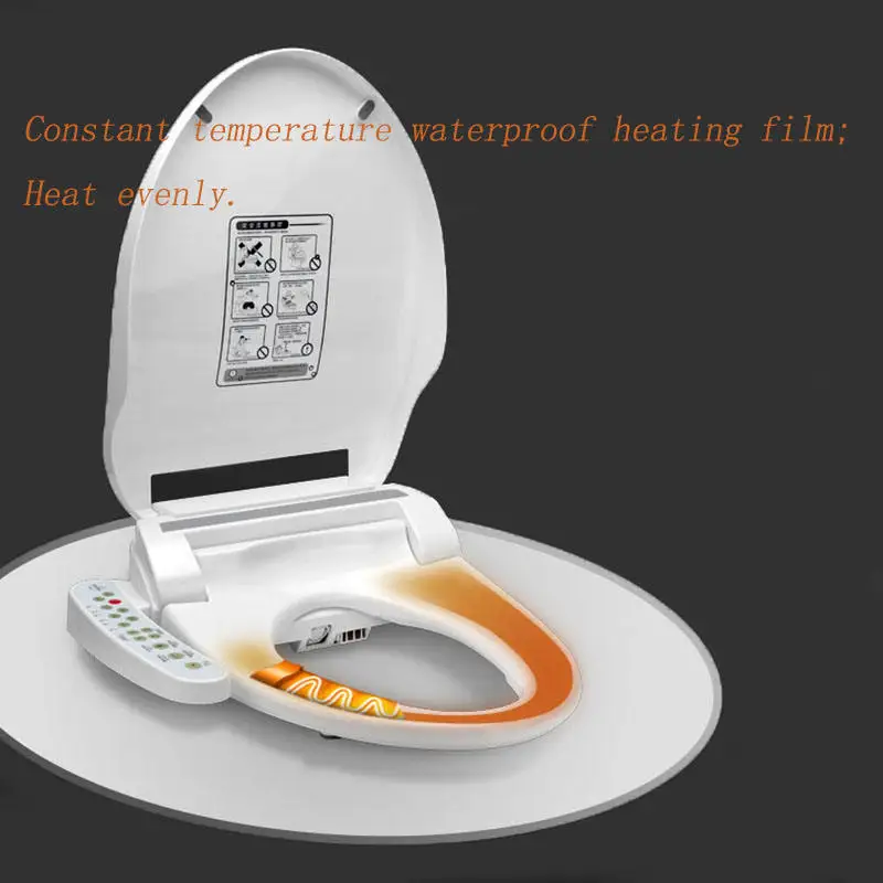Custom Polyimide Heating Film Toilet Lid Heating Plate For Smart Toilet ...