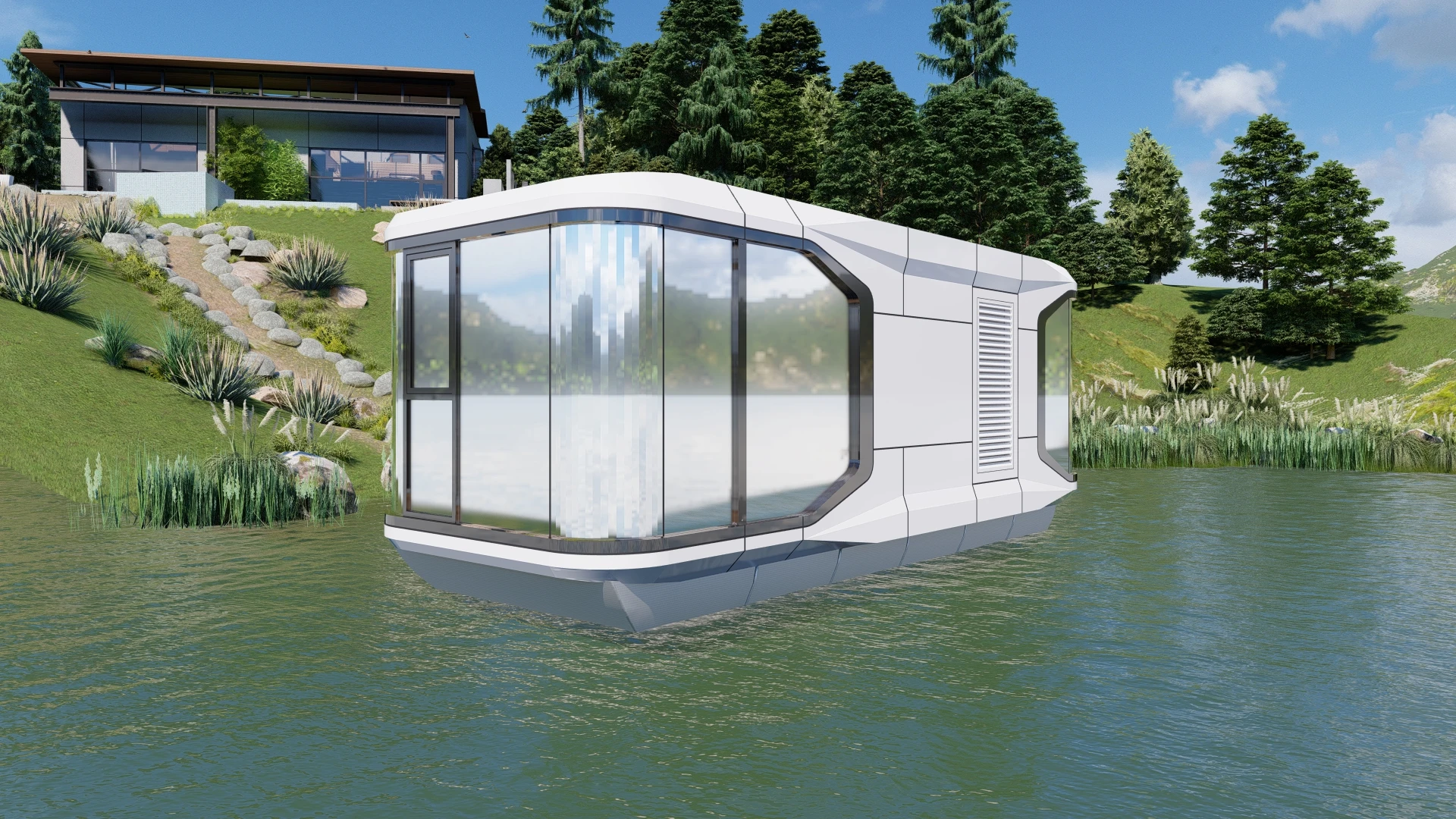 Floating Home Pontoon Space Aluminum Pontoon House Boat| Alibaba.com
