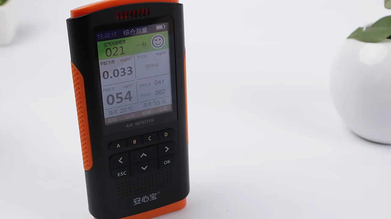 Vson New Wp6932 Home Desktop Pm2.5 Tvoc Hcho Temperature Monitor Device Measuring Air Pollution ...