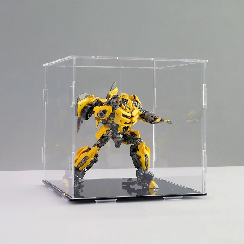 Custom Clear Acrylic Cube - Detachable Gundam Model Display Case