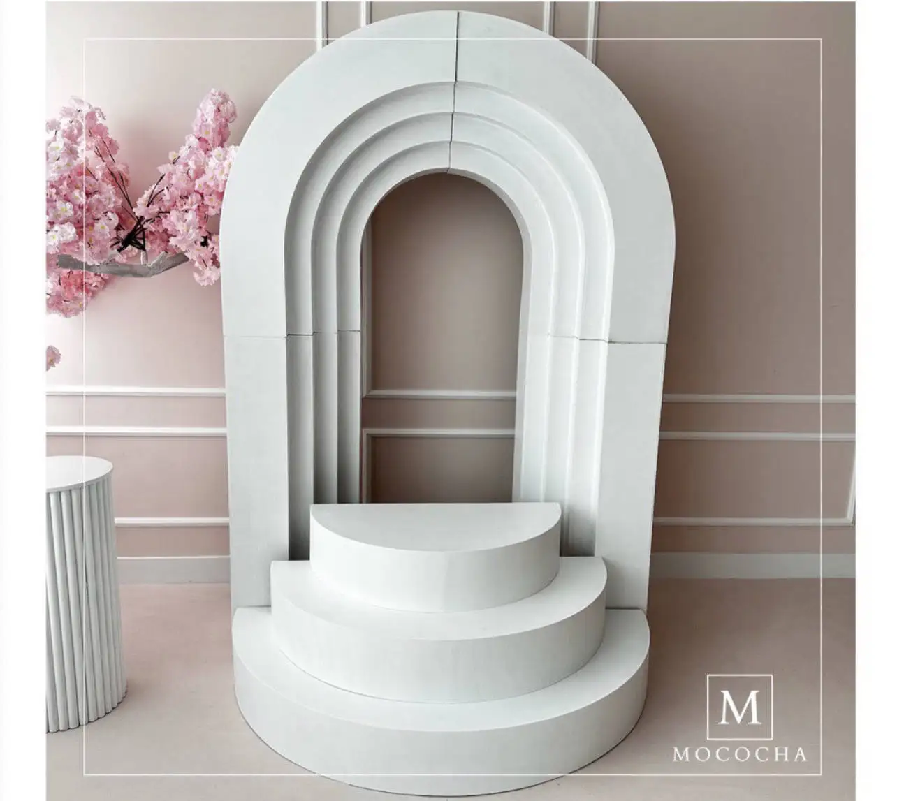 PVC Wedding Events Arches with Stands Stage Party Birthday Decorations ...