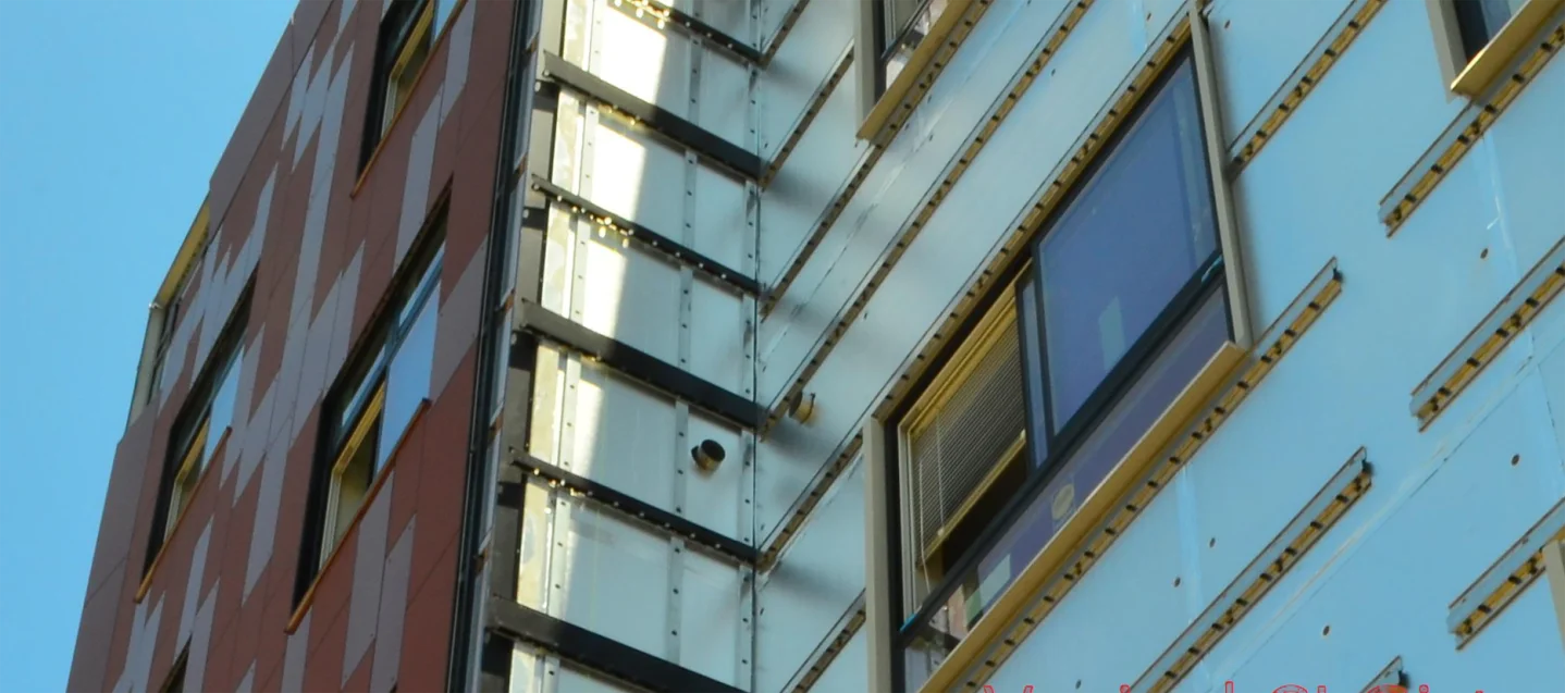 Aluminium Clips with Stainless Steel Fasteners for Facade Cladding