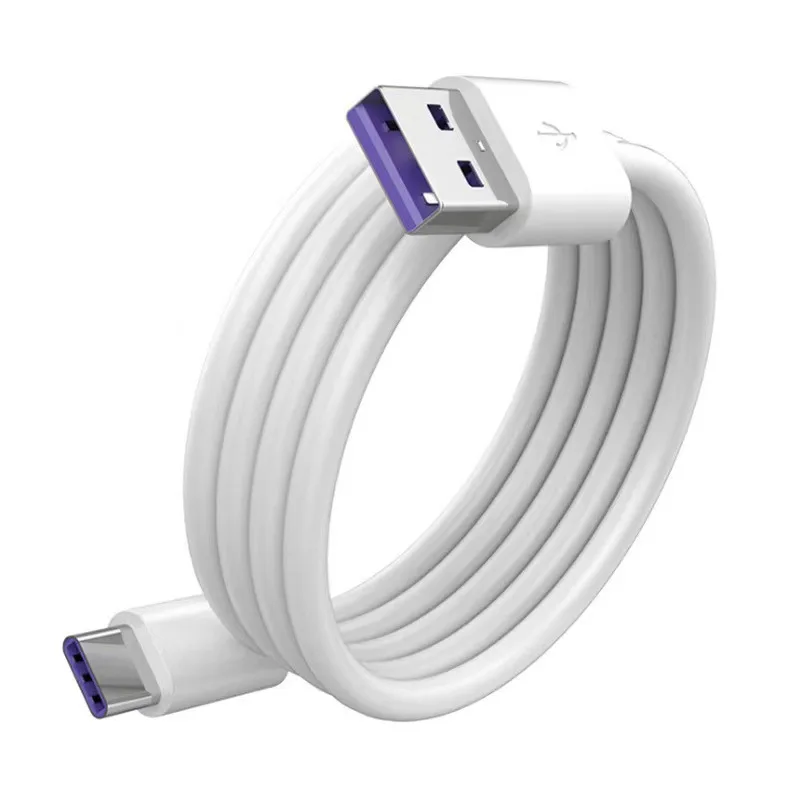 1m 2m Usb Type C Wire For Huwei Mobile Phone Micro Usb Charger Cable Wires Cable 5a Fast