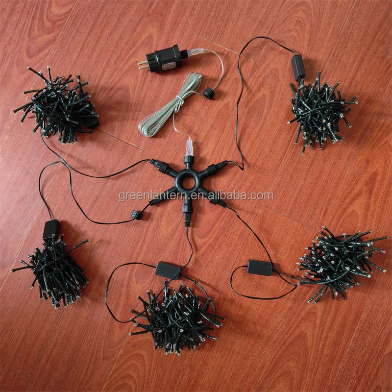 Outdoor LED Meteor Shower String Lights for Christmas
