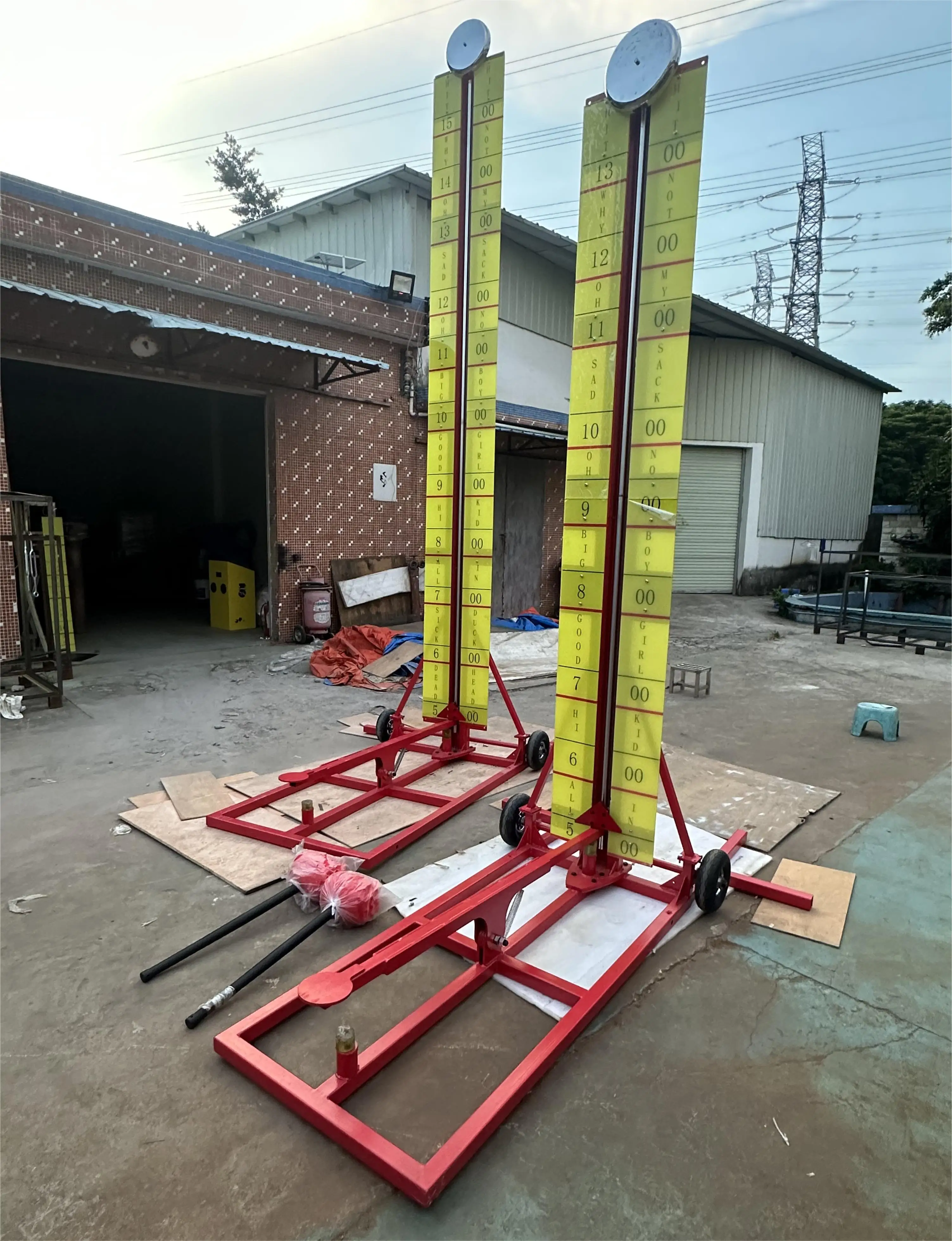 Factory Prices Custom Patent Certification 10ft~17ft High Striker Game ...