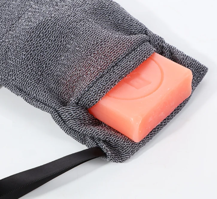Black Grey Bubble Foaming Net Mesh Soap Eco Friendly Saver Bag Nylon ...