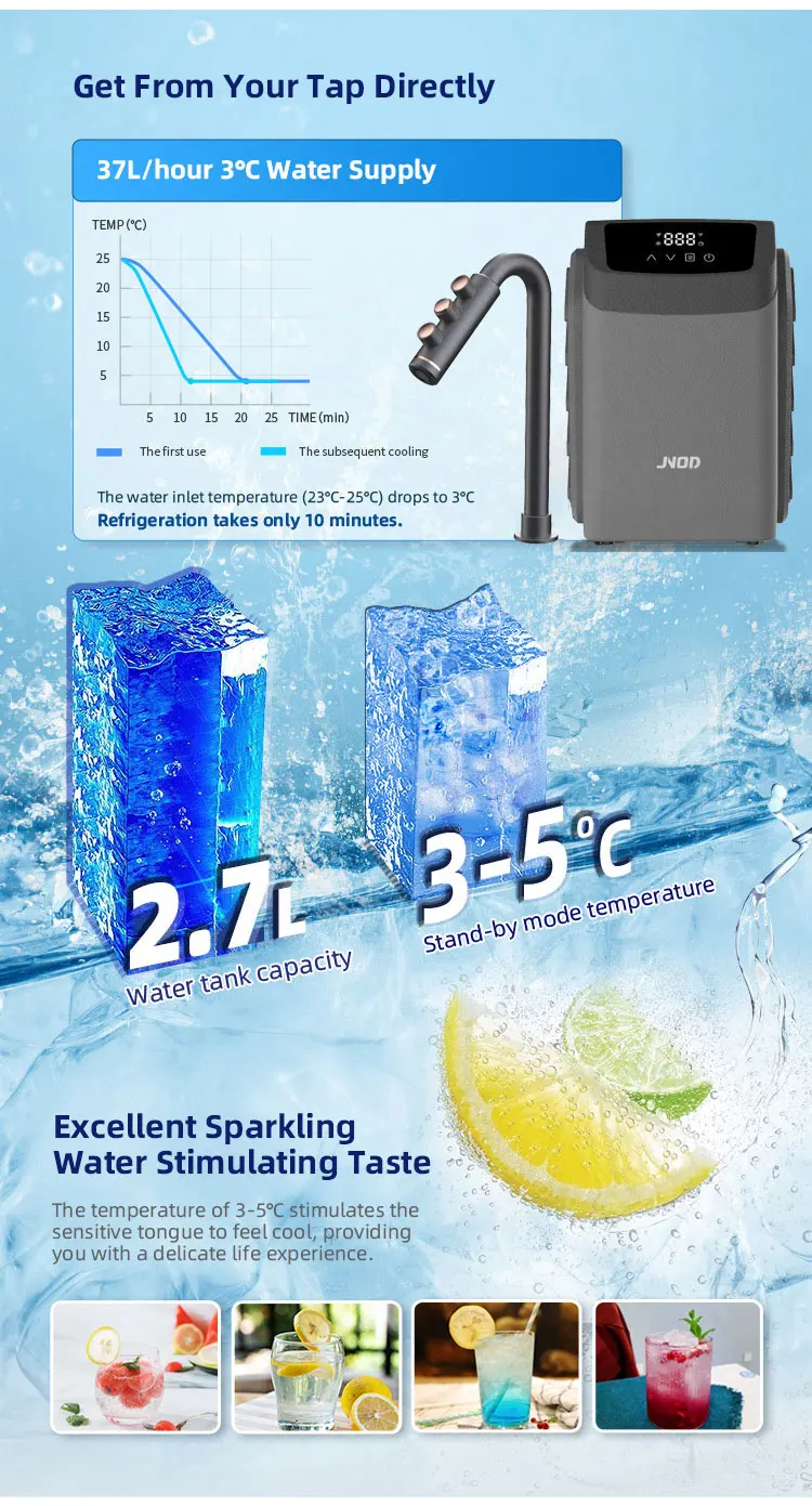 Smart Dispensador De Agua Sparking Water Tap Quickly Cooling Carbonates ...