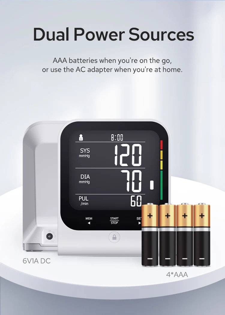TRANSTEK Digital BP Machine - Accurate Blood Pressure Monitor