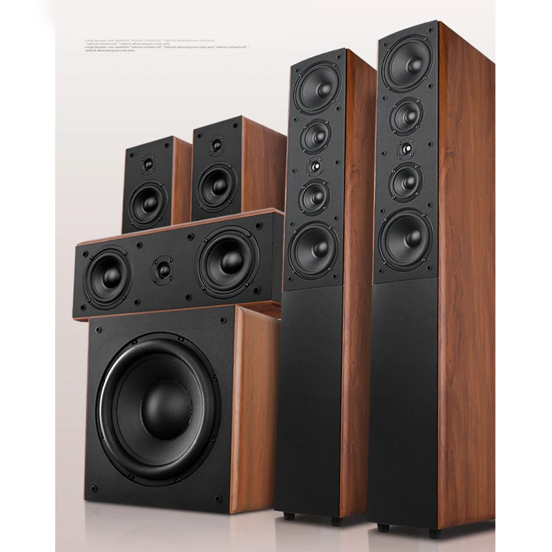1600W 5.1 Channel Home Theater Speaker System for HD Audio | Wireless ...