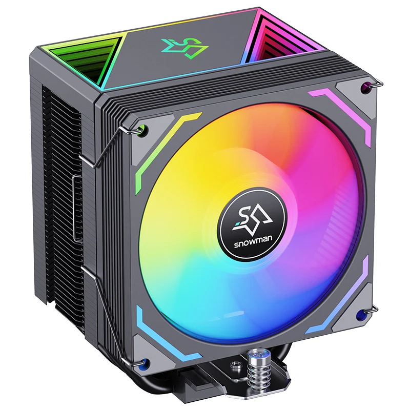 Snowman Advanced Argb Fan Cpu Air Cooler Silent And Stunning Visual For ...