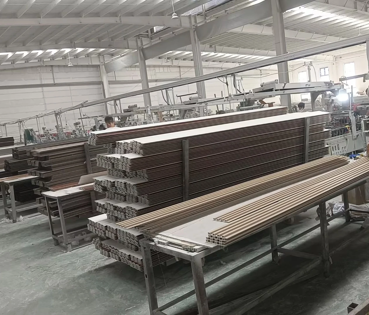 3D Fluted WPC Wall Panel Louver Decorative Internal Wpc Wall Panel for ...