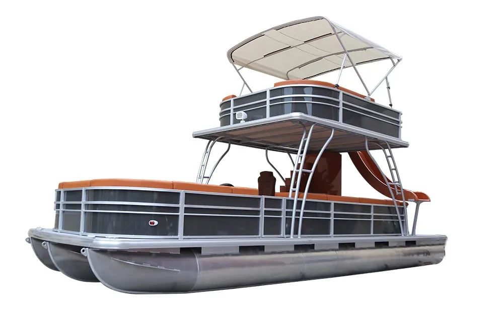 2022 Large Luxury Double Decker Pontoon Boats From Boat Manufacturer ...