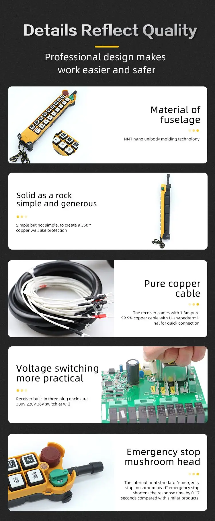 Factory Sale Palfinger Crane Remote Control Remote Control Construction ...