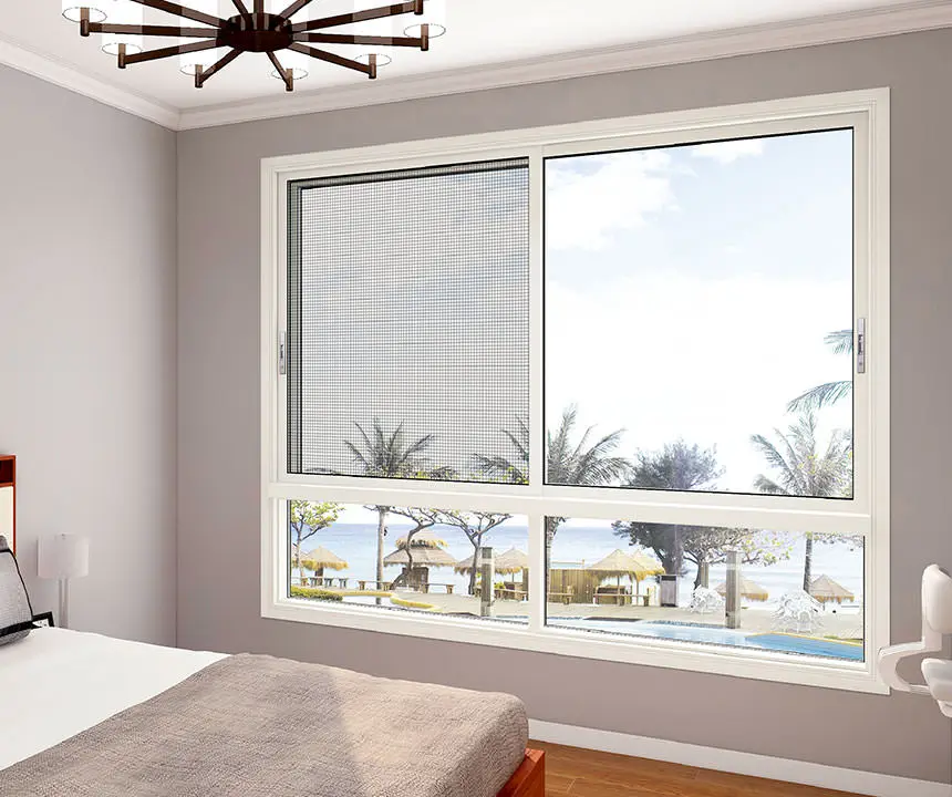 Modern Style Upvc/pvc Sliding Window With Decorative Grills Windows ...