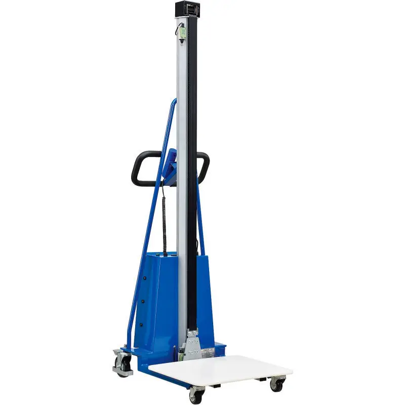 Single Column Lightweight Electric Stacker Truck Handling Station ...
