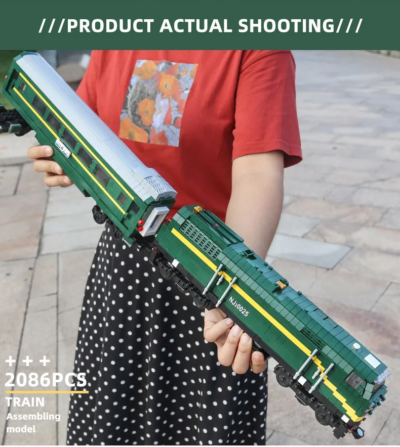 Build Your Dream Train with 12001 DIY Train Track Toys