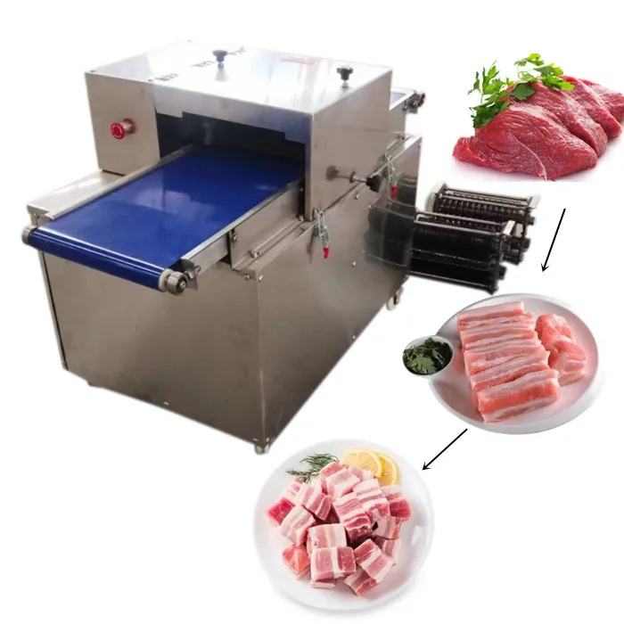 Commercial mutton beef cut and cube machine chicken breast machine ...