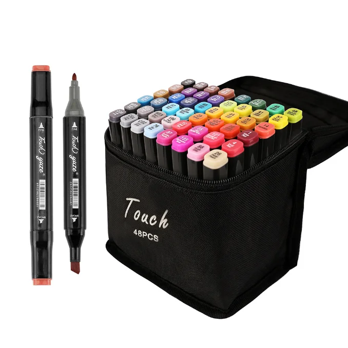 Alibaba.com: 80 100 168 Colors Dual Tips Permanent Artist Graffiti ...
