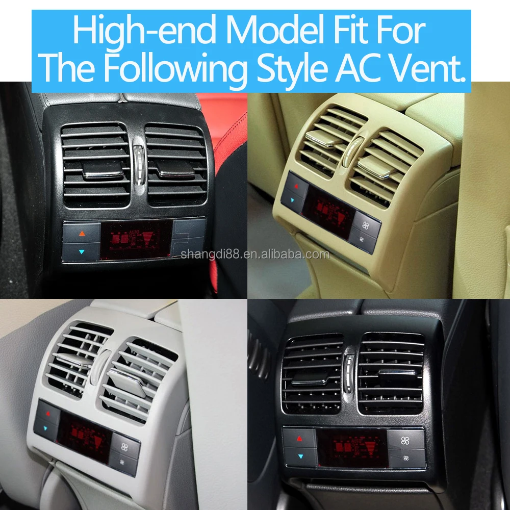 Car Rear Air Conditioner Ac Vent Grille Panel For Mercedes Benz C Class ...