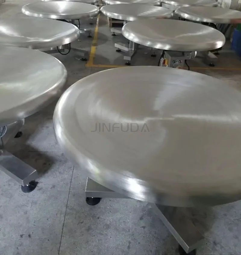 Rotary Table Auto Round Bottle Accumulation Table Collecting Rotary ...