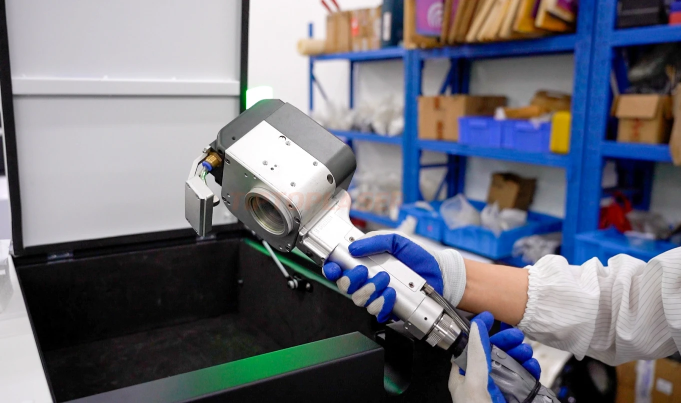 TPC-300W 500W Low Cost Fiber Laser Cleaning Machine Metal Rust Removal ...