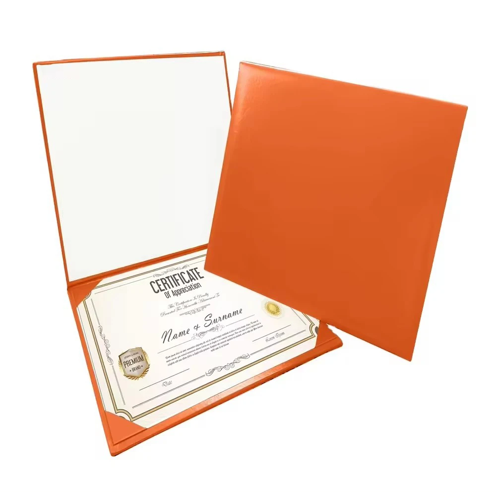A4 Certificate Of Honor Certificate Of Award Leather Cover With Frosted ...
