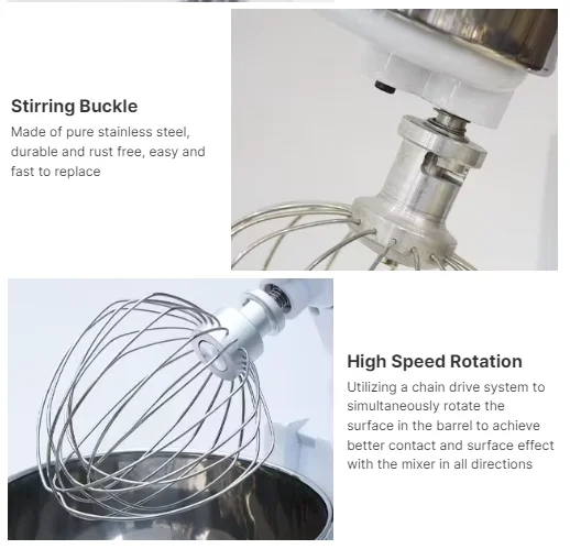 5L Electric Stand Mixer Dough Mixer Kitchen Tilt-Head Cake Food Mixer ...