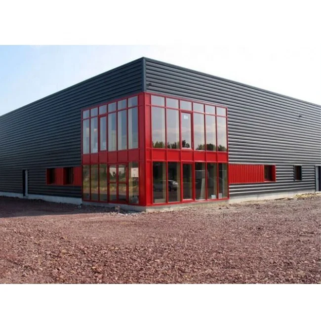 Customized Metal Sheds Quick Assembly Economic Prefab Steel Warehouse ...