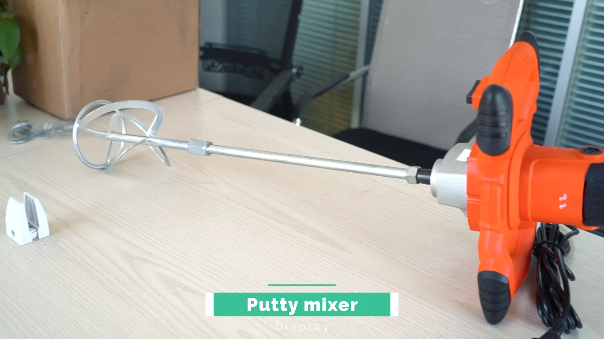 Handheld Electric Mixer 6-speed Adjustable Paint Cement Putty Powder ...