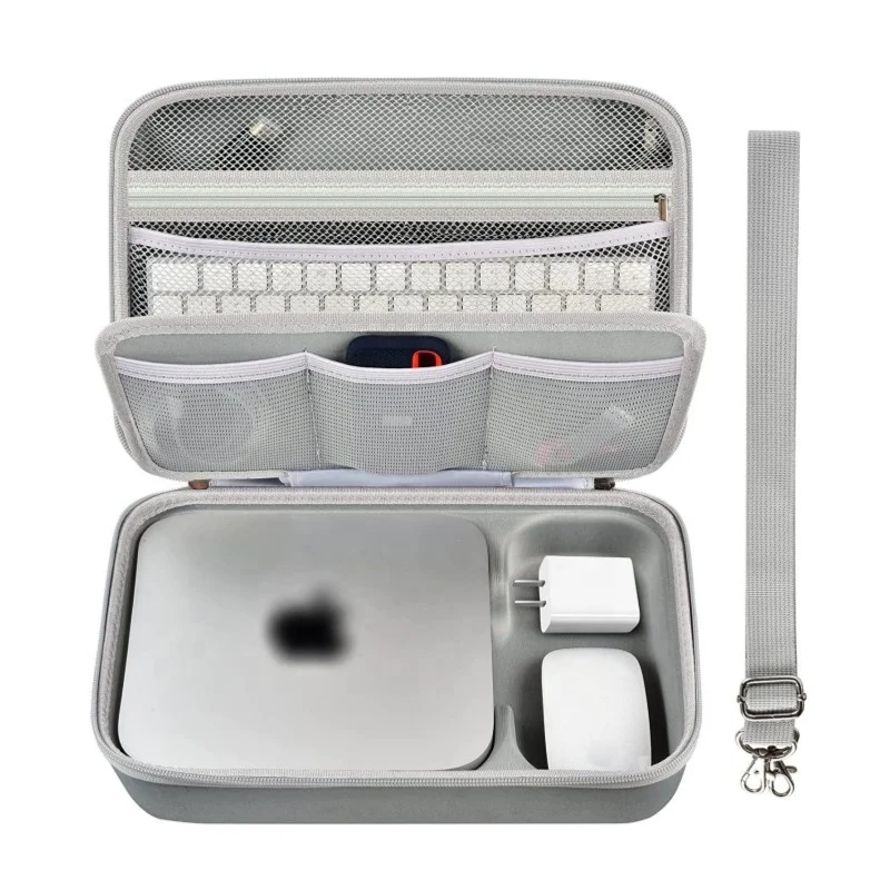 Custom Hard Travel Case For Apple 2023 Mac Mini M2 Mac Mini M1 & Mac ...