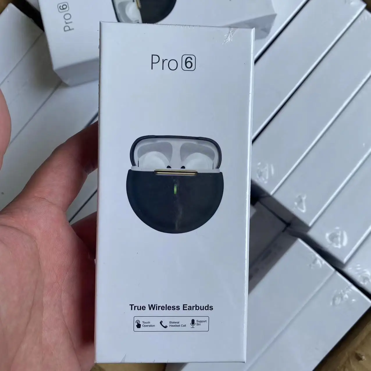 Pro6 Noise Cancelling Headphone Earphone Headset Bt True Wireless ...