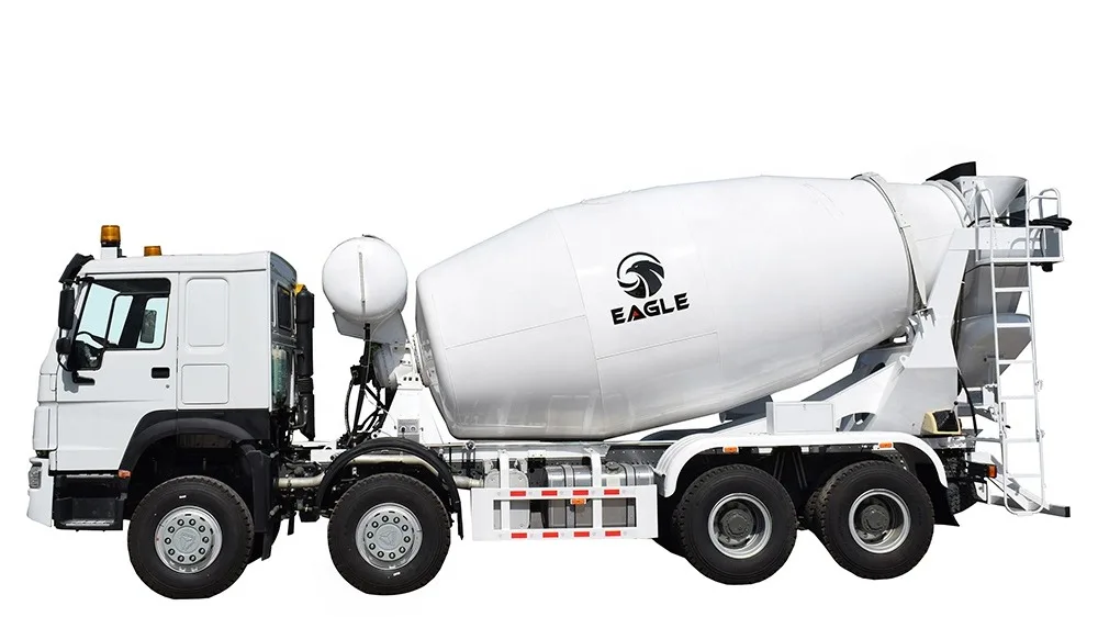 12 Cubic Meters Cement Concrete Mixer Truck Concrete Transit Mixer ...