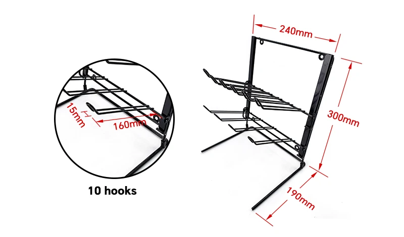 Slotted Hose Clamp Display Shelf Rack And Assortment - Buy Worm Gear ...