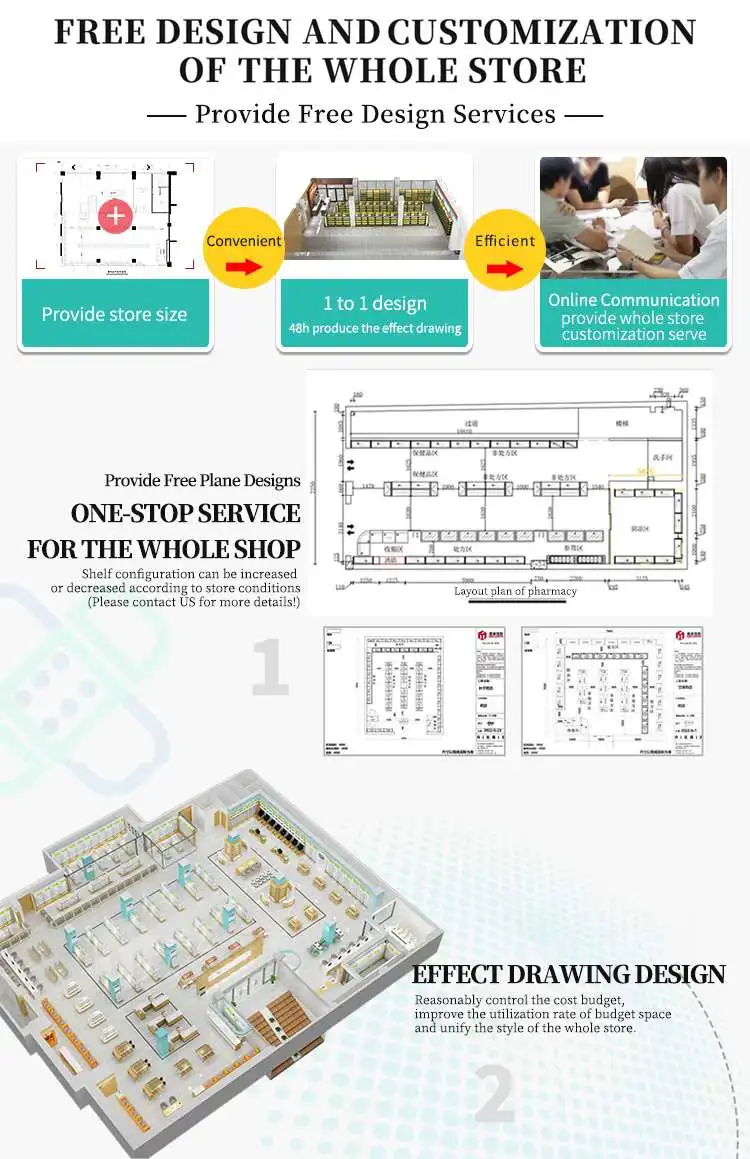 Meicheng Custom Supermarket Layout Kiosk Stands Rack Shelf Supermarket ...
