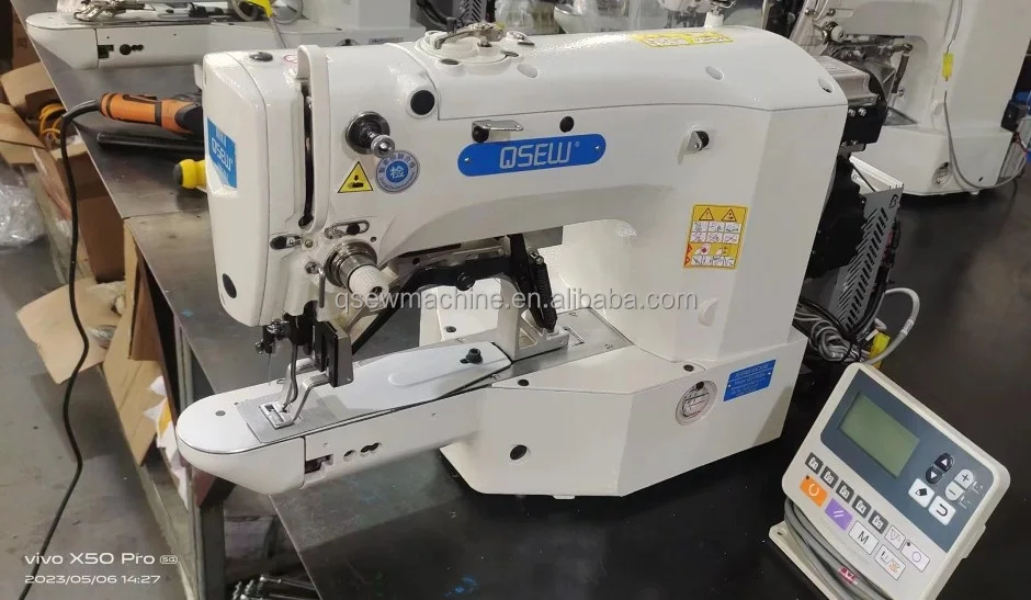 Alibaba.com: QS-1904A Label Attaching Machine, lockstitch electronic ...