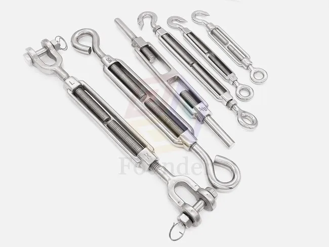Stainless Steel Turnbuckle Wire Rope Turnbuckle Threaded Rod Turnbuckle ...