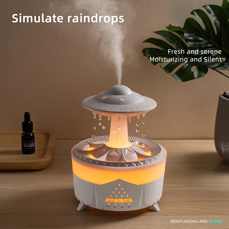New Arrival Cloud Rain Drop Humidifiers - Noiseless & Portable