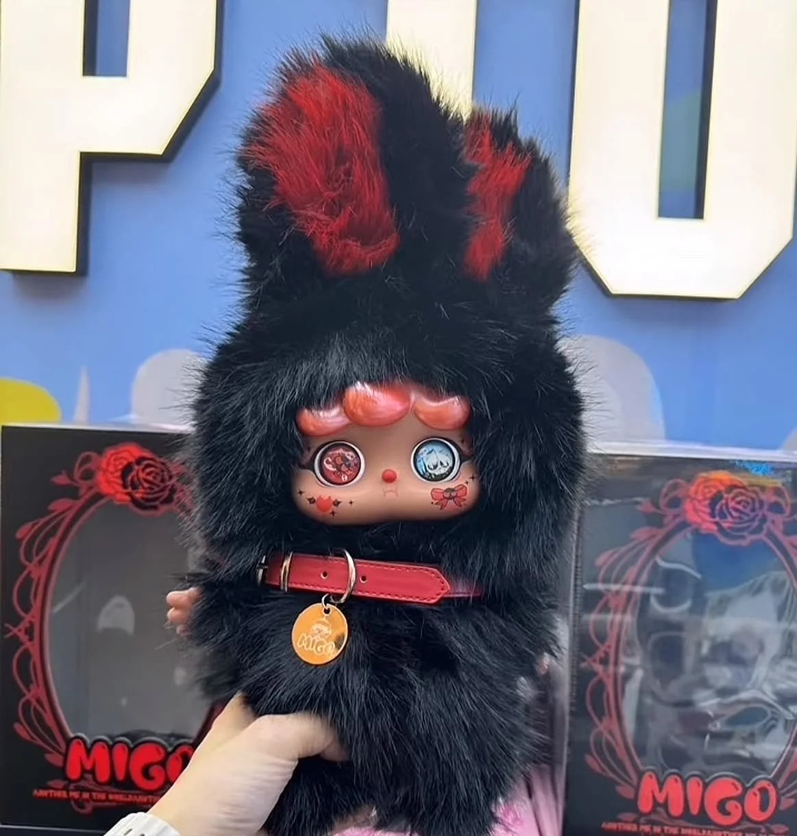 Authentic Three Migo 400% Twin Double Reincarnation Plush Dolls Series ...