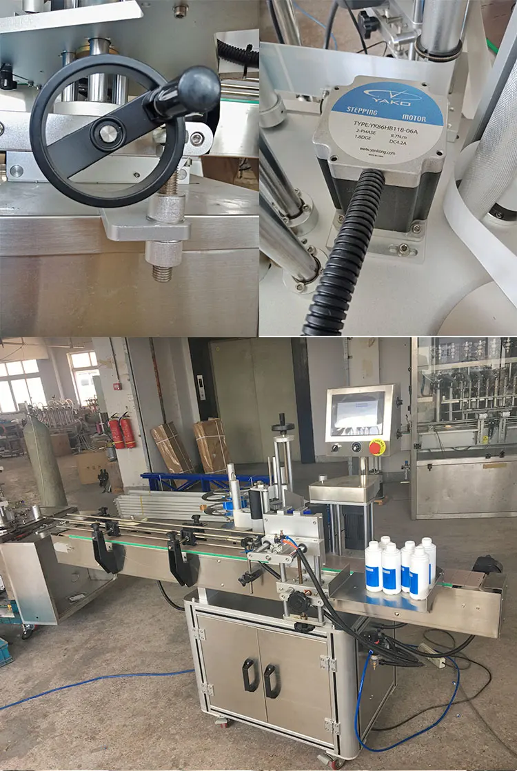 Tube Labelling Wet Glue Labeling Label Machine Round Semi Automatic ...